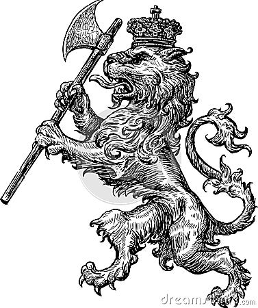 Armorial Lion Stock Photo - Image: 30151770