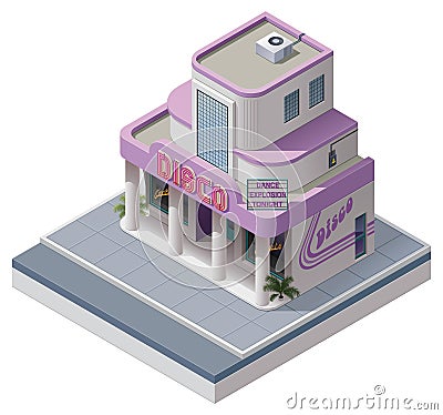Night Club Building Stock Illustrations – 1,856 Night Club Building ...