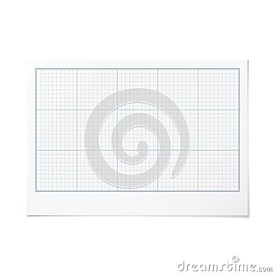 Vector Landscape Orientation Engineering Graph Paper Royalty-Free Stock ...