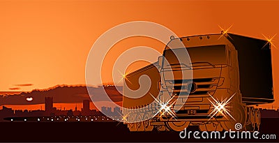 Vector Logistics Theme Background | CartoonDealer.com #16671578