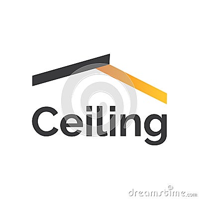 Vector Set of Ceiling Logos and Stretch Ceilings Stock Illustration ...