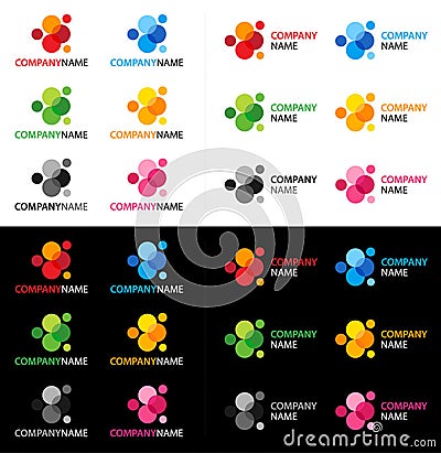 Vector Logo Collection Royalty Free Stock Photo - Image: 18259315