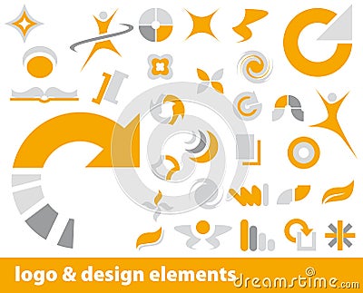 Vector Logo Elements Royalty Free Stock Photos - Image: 6359978