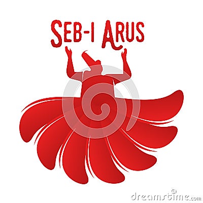 Vector Logo Illustration. Turkish, Sufi And Dervish Dance. Seb I Arus ...