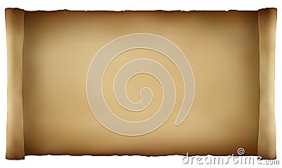 Vector Old Unrolled Paper Scroll | CartoonDealer.com #279726001