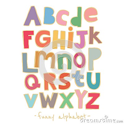 Vector Paper Alphabet | CartoonDealer.com #60118675