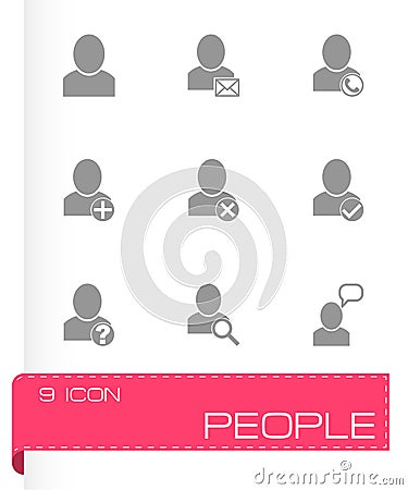 Vector People Icon Set | CartoonDealer.com #53009033