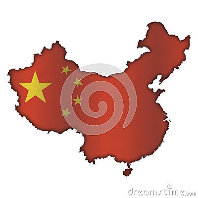 Vector Political Map Of China On White Background | CartoonDealer.com ...