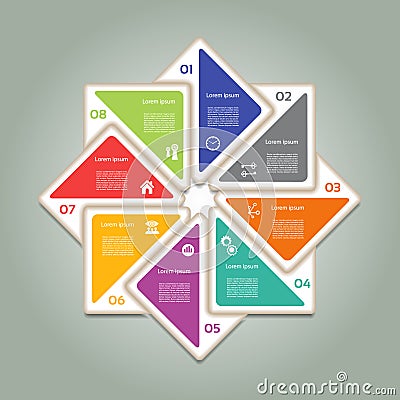 Vector Progress Background / Product Choice or Version Stock Vector ...