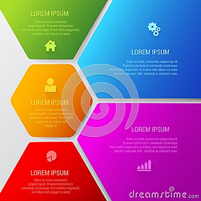 Vector Puzzle Area Organization Infographic Template Background ...