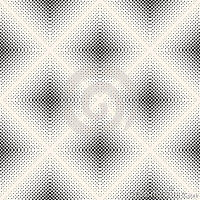Vector Seamless Pattern, Visual Halftone Gradually Transition Effect ...