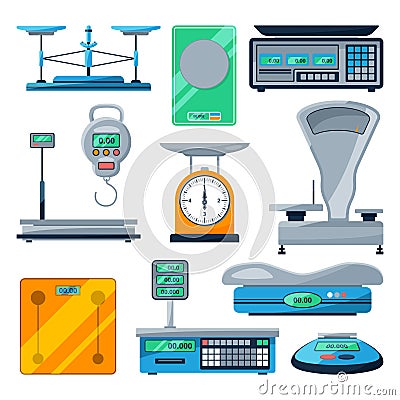 Vector Set Of Different Types Of Scales | CartoonDealer.com #99292300