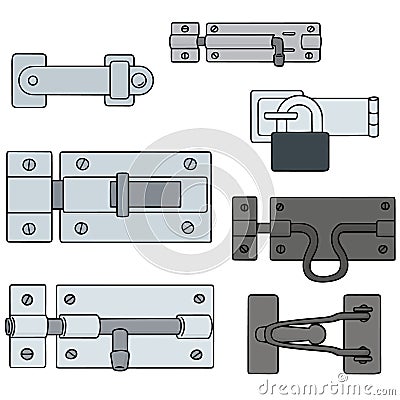 Vector Set Of Latch | CartoonDealer.com #117691305