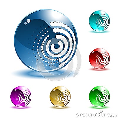Vector Shiny Spheres | CartoonDealer.com #15622626