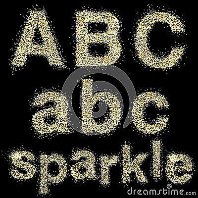 Vector Sparkle Alphabeth | CartoonDealer.com #110264978