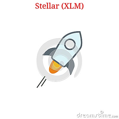 Vector Stellar (XLM) Logo Royalty-Free Illustration | CartoonDealer.com #110794770