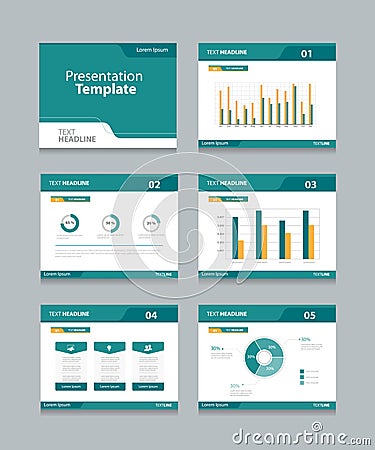 Vector Template Presentation Slides Background Design.info Graphs And ...