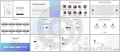 Vector Templates For Website Design, Minimal Presentations, Portfolio ...