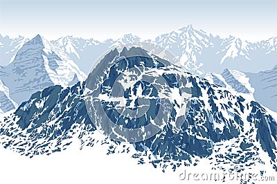 Vector Tibet Himalayan Mountain | CartoonDealer.com #164390821