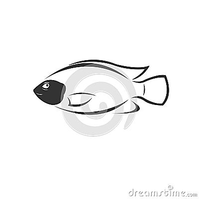 Vector Tilapia Packaging Illustration Stock Vector - Illustration of ...