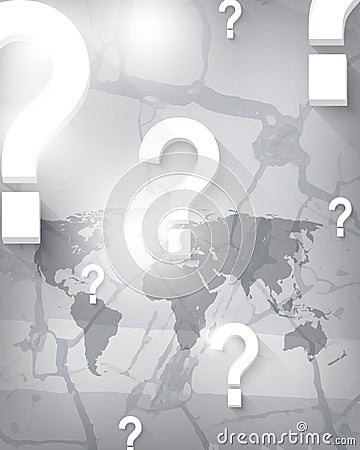 World Map Question Marks Stock Illustrations – 31 World Map Question ...