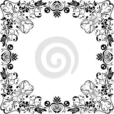 Vectorized Hart-kader Stock Afbeelding - Afbeelding: 14656221