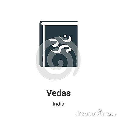 Vedas Vector Icon On White Background. Flat Vector Vedas Icon Symbol ...
