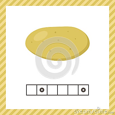 Vegetable. Potato. Educational Logic Worksheet For Preschool And School ...