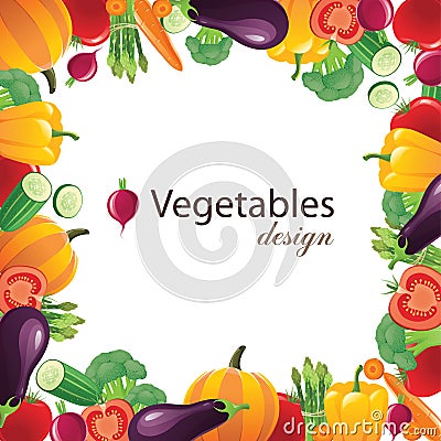 Vegetables Frame Royalty Free Stock Image - Image: 20306156