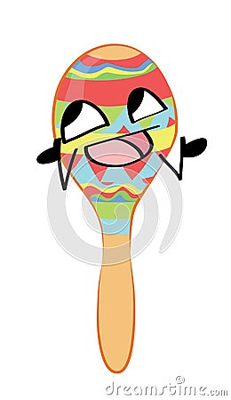 Happy Internet Meme Illustration Of Maraca Royalty-Free Cartoon ...