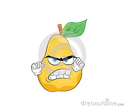 Angry Cartoon Illustration Of Yellow Pair | CartoonDealer.com #199321520