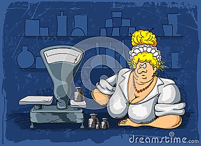 Vendeuse Stock Illustrations, Vecteurs, & Clipart – (1,725 Stock ...