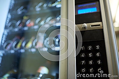 Vending Machine Keyboard On Operation Panel Stock Image | CartoonDealer ...