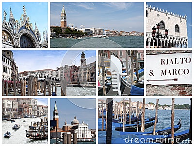 Venice Collage Stock Photography - Image: 22193802