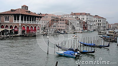 Venice and Floating Boats Video Stock Video - Video of boats ...