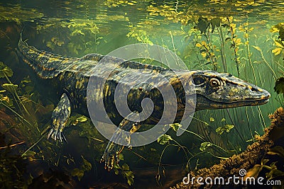 Ventastega Is An Extinct Genus Of Stem Tetrapod That Lived During The ...