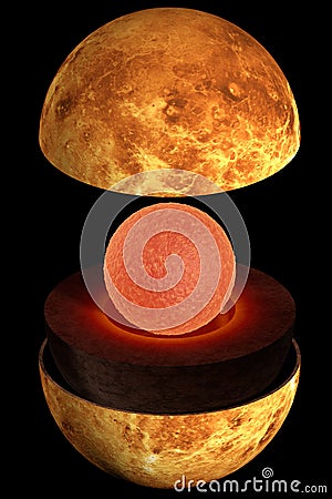 Venus Inner Structure Royalty-Free Stock Photography | CartoonDealer ...