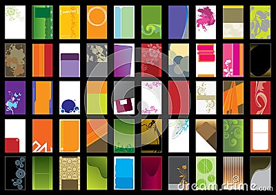 Vertical Business Card Template Royalty Free Stock Photos - Image: 12597918