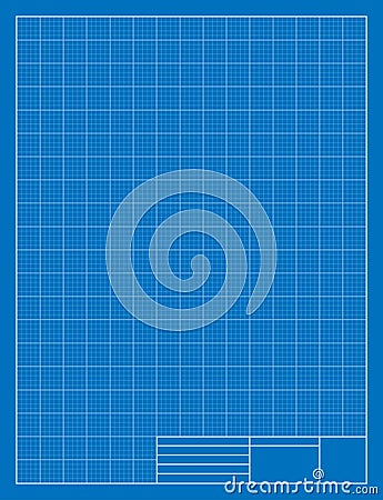 Vertical Drafting Blueprint, Grid, Architecture Vector Illustration ...