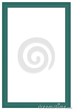 Vertical Frame For Photo And Design With Aspect Ratio 2 To 3 On A White ...