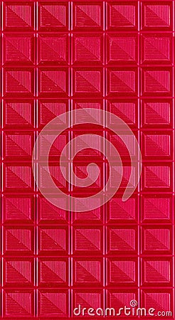 Vertical Image Of Pop Art Surreal Style Red Colored Chocolate Bars ...