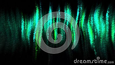 Vertical Lines with Flashing Spots. Motion. Blinking Wavy Lines on ...