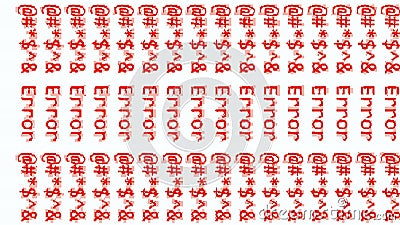 Vertical Program Error Code Failure Script Text Stock Footage - Video of symbol, background ...