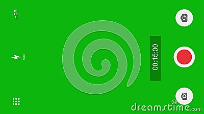 Vertical Screen Smartphone Camera Screen Recording Video Animation ...