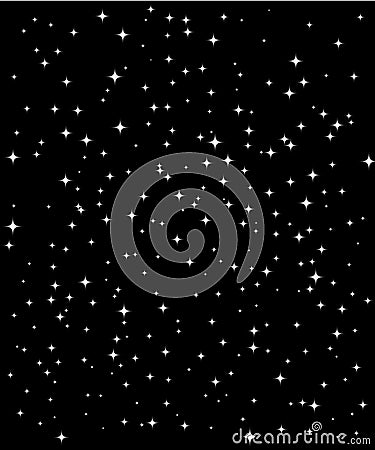 Vertical Star Vector Night Sky Royalty Free Stock Photos - Image: 10812658