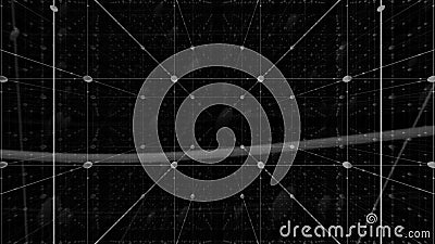 Vertical Video Futuristic Wireframe Grid Loop Stock Footage - Video of ...