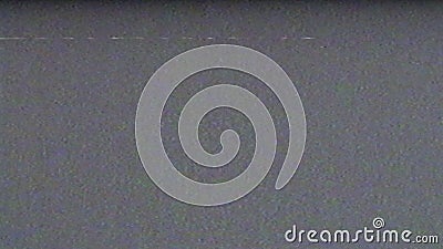 VHS. Gray Background of the CRT Screen. Effect Interruption of TV ...