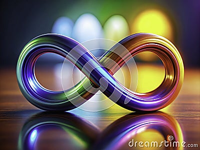Celebrating Neurodiversity A Colorful Infinity Loop Visualizing Autism ...