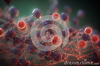 Vibrant 3D Illustration Of Cellulose Synthesis Process | CartoonDealer ...