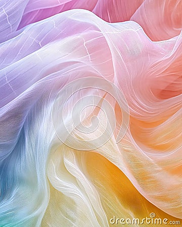 Vibrant Rainbow Patterns Formed By Polarized Light On Clear Plastic ...